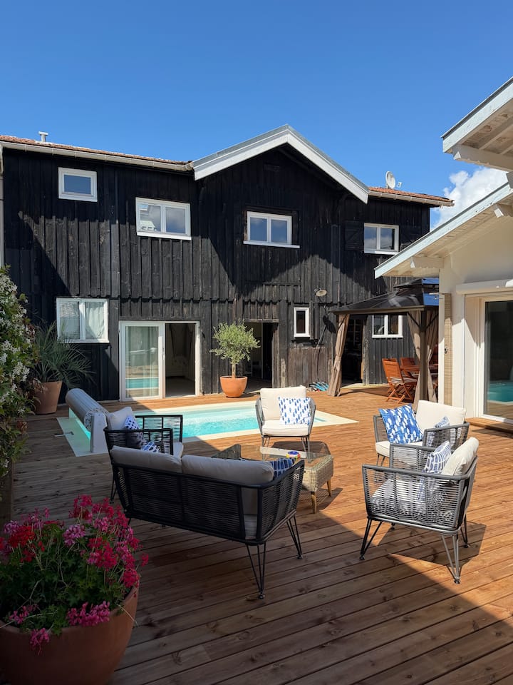 Villa Neptune: Maison Familiale En Hypercentre - Bassin d'Arcachon