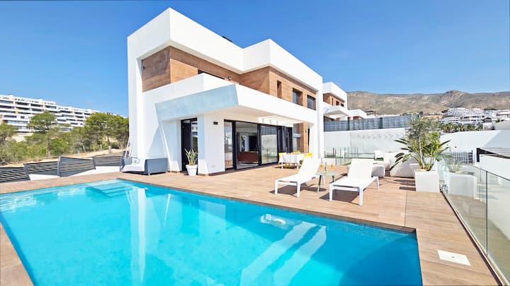 Villa Benidorm - Vue Sur La Mer Et Piscine Privée - Benidorm