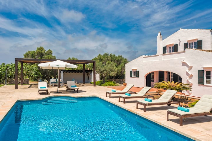 Villa Mig Coster - Casa De Campo En Finca Privada - Binibeca