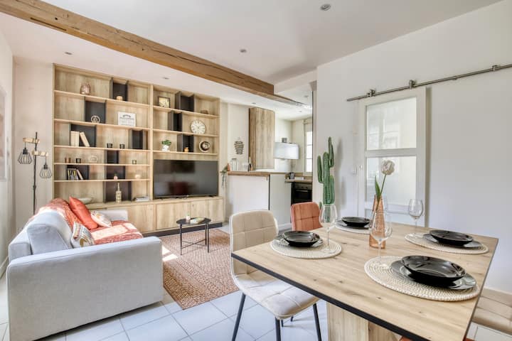 Duplex De Charme, Centre Historique, 4 à 6 Pers - Luce, France