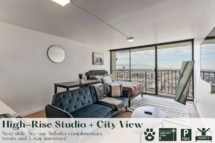 High Rise 9th Floor City Views Free Pkg, Gym - Salt Lake City