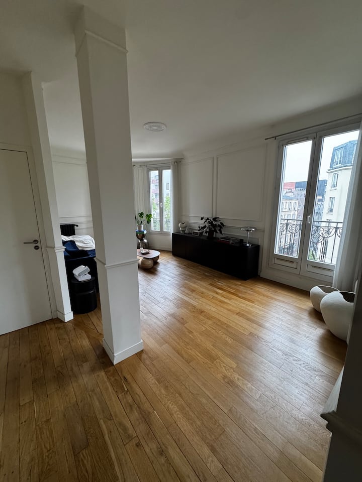 Appartement Parisien éLégant Moulures Lumineux - Clichy