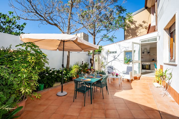 Casa Maren - Sereno Patio Tra Parco, Centro E Mare - Olbia