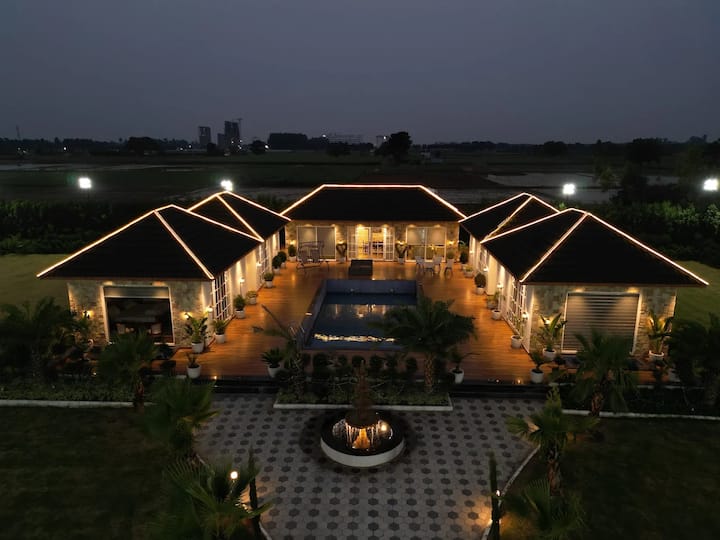 Private Pool Farmhouse | 4bhk+ | 30min Chandigarh - Kharar