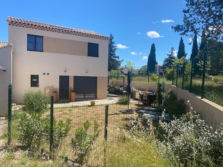 Maison Neuve Jardin Terrasse Brasero Proche Mer 6p - Pierrefeu-du-Var