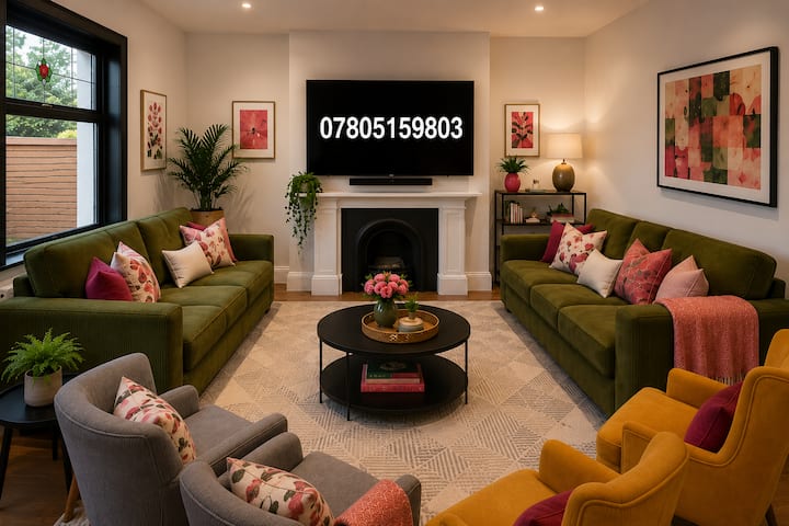 Burnley J10 M65 Modern House Sleeps 8-10 Parking - Burnley