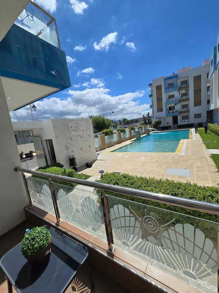 Appartement Confort Avec Vue Sur Piscine Martil - Martil