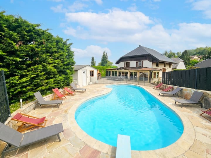 Maison De Campagne Avec Piscine Pour 14 Personnes - Cruseilles