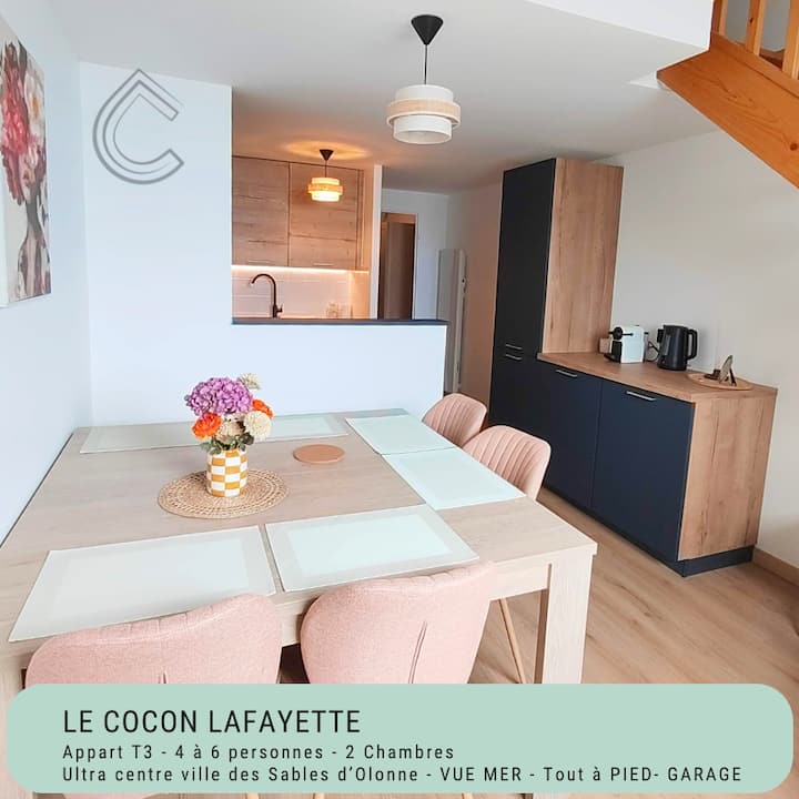 Le Cocon Lafayette - Tout à Pied / Garage - 레 사블르돌론느