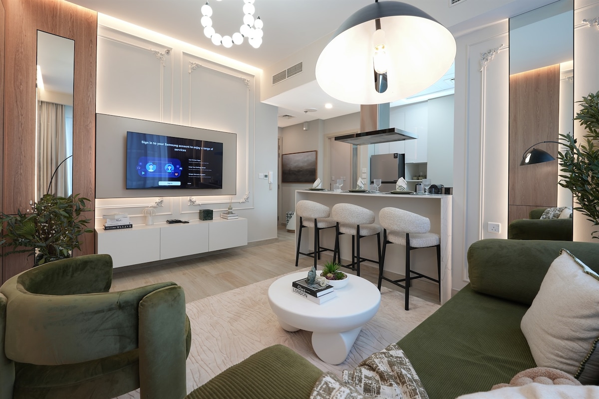 Appartement confort moderne d'une chambre à JVC | Piscine et salle de ...