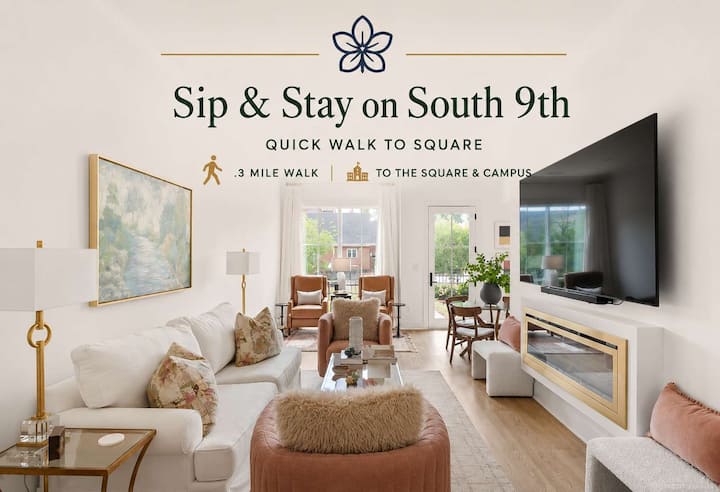 Sip & Stay On South 9th | Quick Walk To Square - Oxford