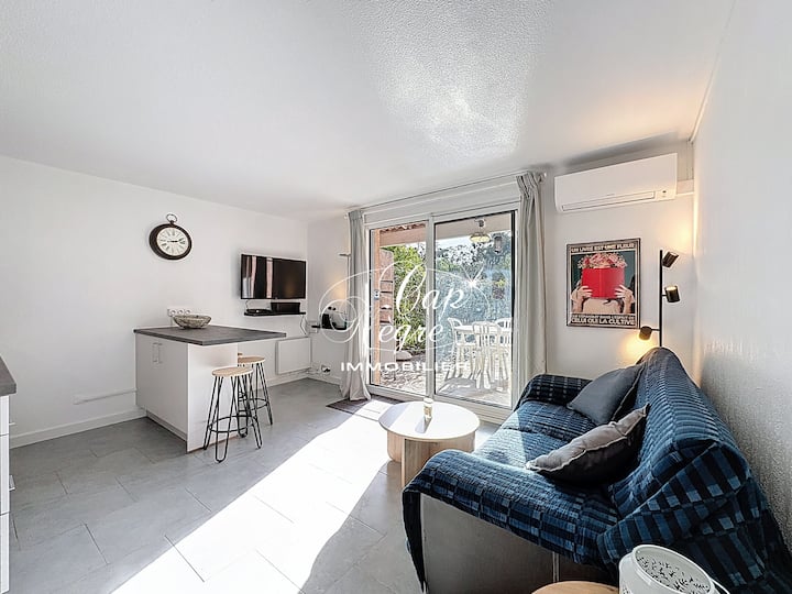 Appart T2 Cabine 4pers Jardin Piscine à Cavalière - Le Lavandou