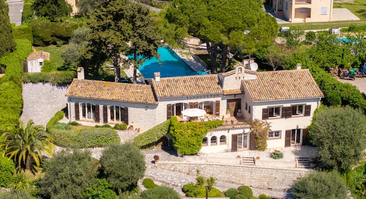 Mas Du Soleil | Piscine 25 M & Vue Mer - Vence