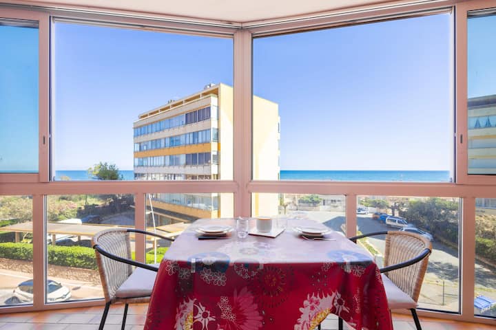 Valras-plage : Appartement Vue Mer Avec Balcon Et - Valras-Plage