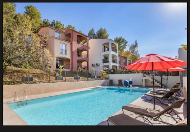 Pool & Riviera Charm @Club Mougins, 1 Bedroom - Mougins