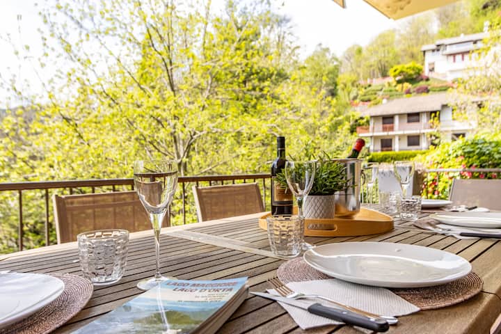Come A Casa Nebbiuno - Appartamento In Villa -Wifi - Stresa
