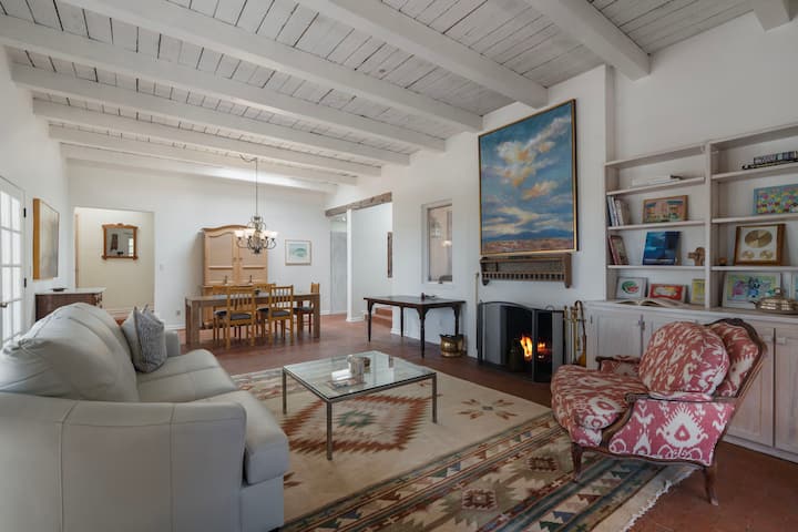 Santa Fe 740 | Sun Room | 3 Kiva Fireplaces - Santa Fe, NM