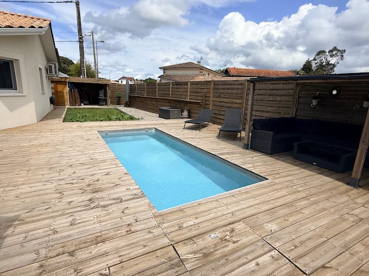 Belle Maison De Vacances Bassin D’arcachon - Mios