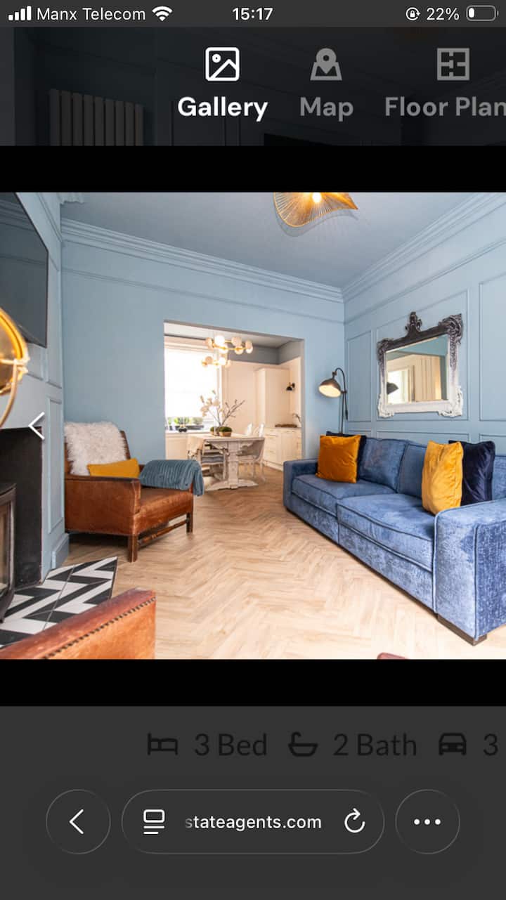 Chic Central Townhouse - Isle of Man