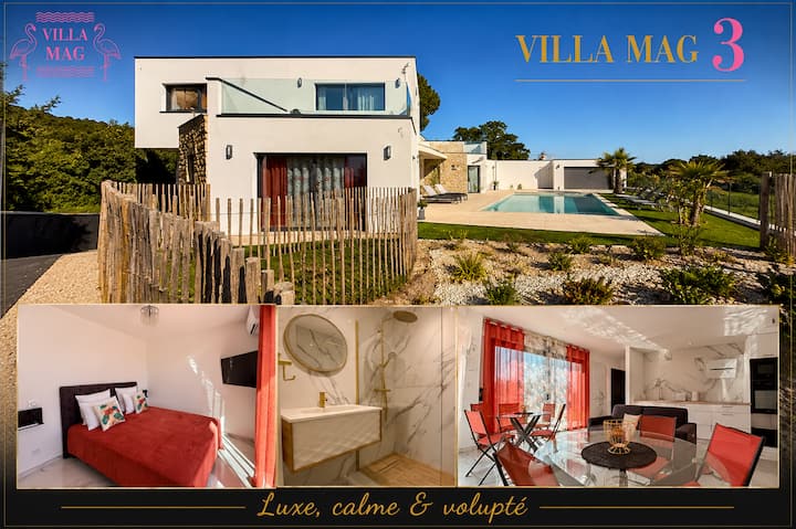4* T2 Lumineux Avec Terrasse & Piscine, Clim, Wifi - Villeneuve-lès-Maguelone