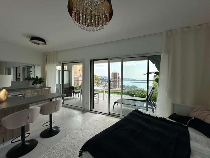Magnifique Studio Vue Mer - Proche Monaco - Monaco