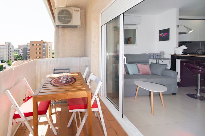 Santa Margarita Apartment With Terrace & Wifi - Roses
