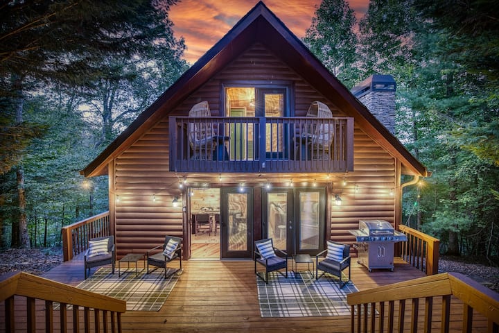 Elijay Luxe Cabin | Hot Tub~sauna~cold Plunge - Ellijay