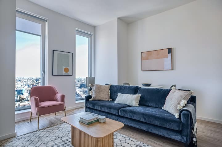 Modern 1br At The Axel | Full Amenities - Brooklyn, NY