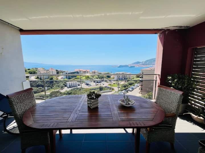 Linda - 1br, Sea View - Ajaccio