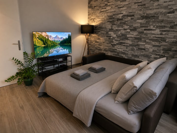 Modernes Apartment Nahe Badischer Bf Mit Balkon - Basilea