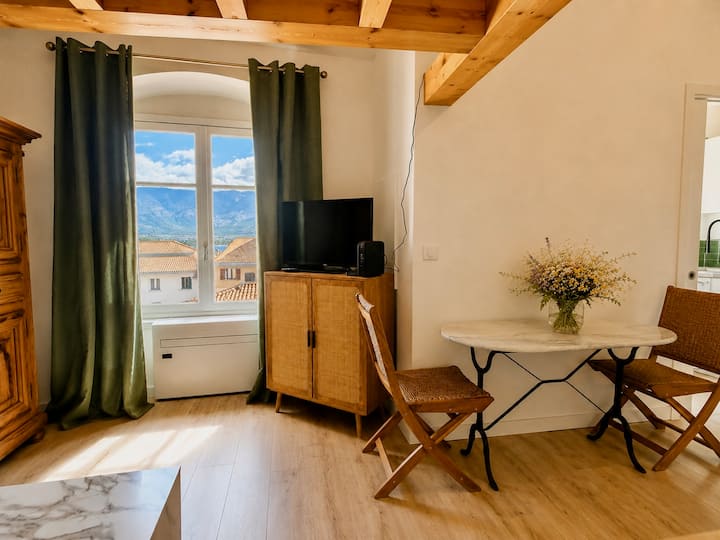 Studio Au Coeur De La Ville Avec Vue Mer - Lumio