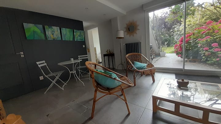 T2 Rez-de-jardin, Centre Rennes - Rennes