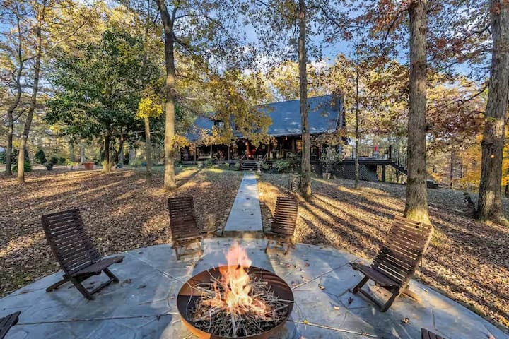 Nature Retreat W/firepit, Lake View, 5 Min To Town - Fairview, TN