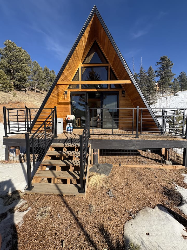 Lakeview A-frame Retreat W/ Steam Shower - Woodland Park, CO