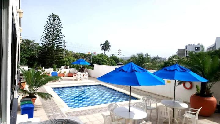 Apartamento Central Con Piscina - San Andrés