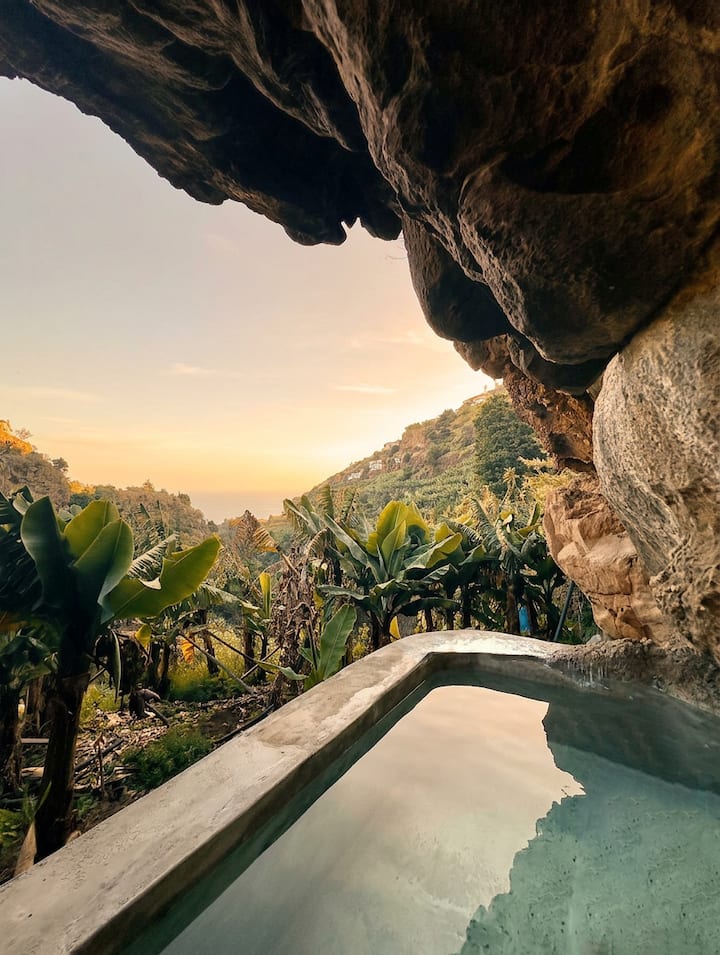 Waterfall · Cave Pools · Sauna · Wild Organic Farm - Ribeira Brava