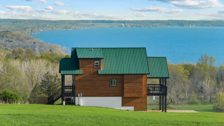 Perched Above Cayuga | Sauna · Winery On-site - Aurora, NY