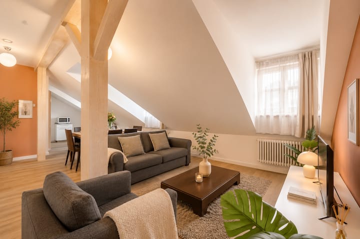 The Family Cozy Family Loft In City Centre W/ A/c - Prague