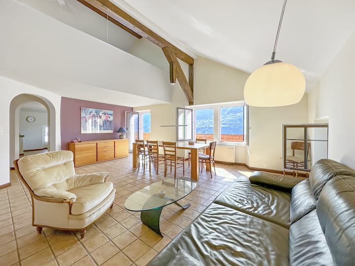 Open Sky Retreat Panoramic Alpine Views 6 Sleeps - Anzère