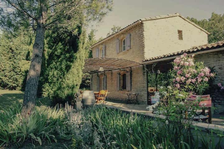 Stone Villa With Treetop Sauna In Luberon - Apt
