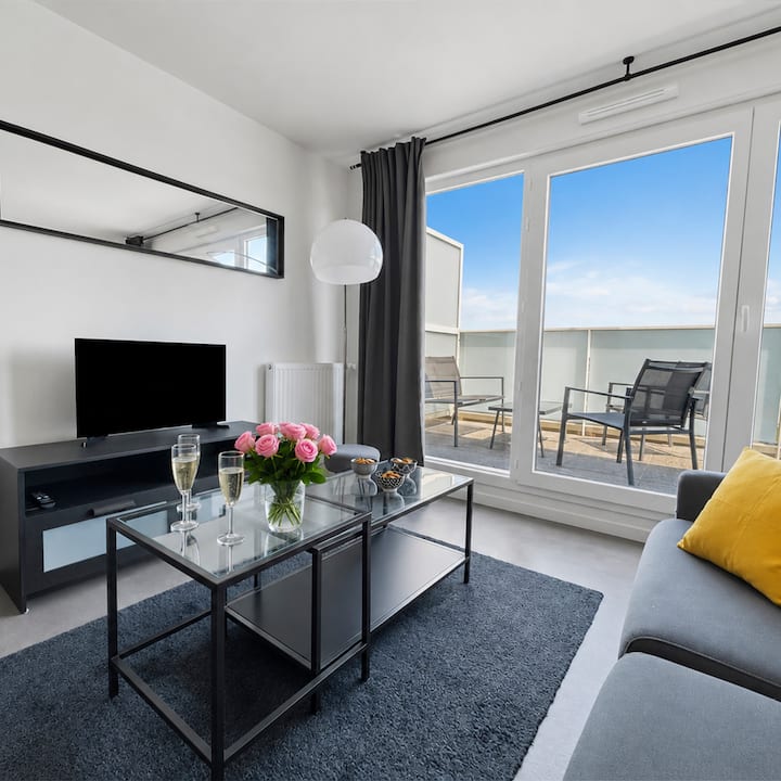 T2 Moderne Et Lumineux, Terrasse, Parking Privé - Île-aux-Moines