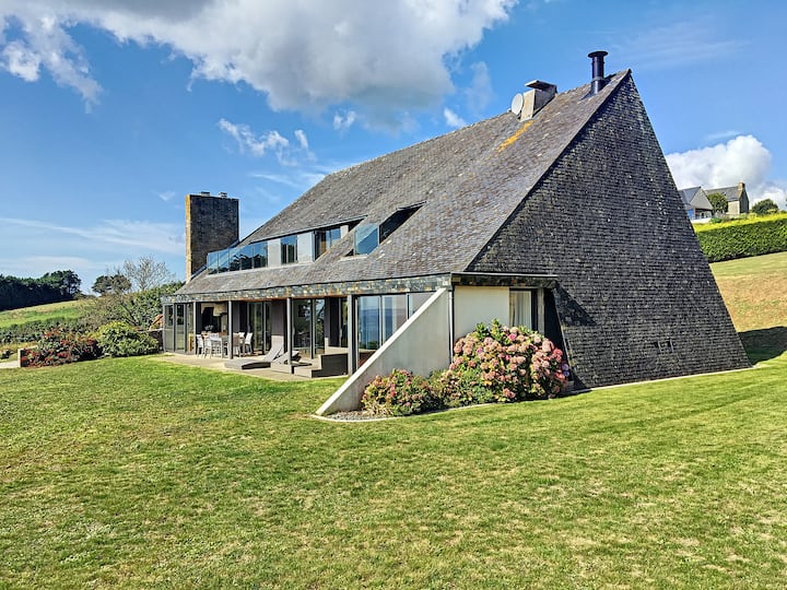 Maison Pleine Vue Mer Panoramique Première Ligne - Crozon