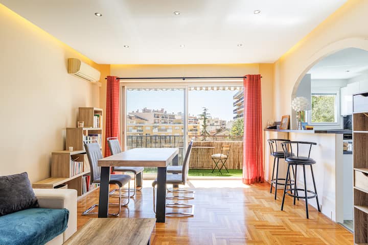 Spacieux T3 Avec Balcon  Confort Et Convivialité - Nizza