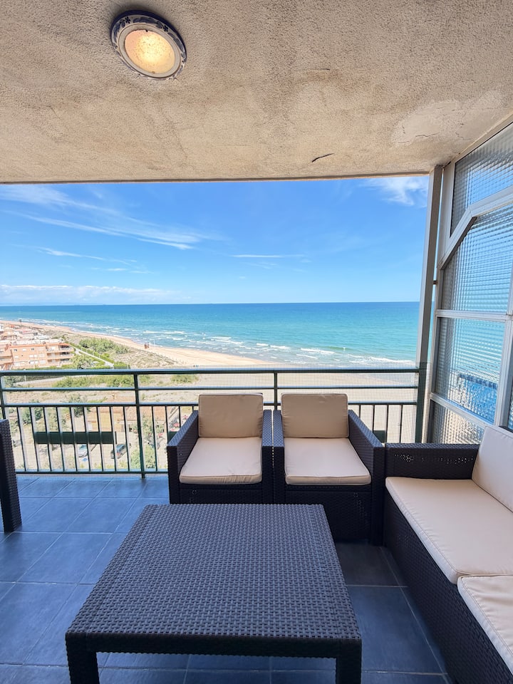 ÁTico Primera Línea Playa, Terraza Y Vistas Al Mar -