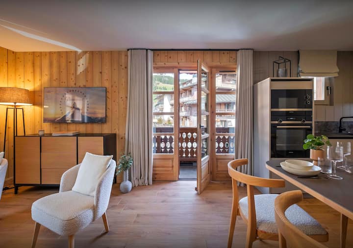 ÉLégant Appartement En Centre Village - Combloux
