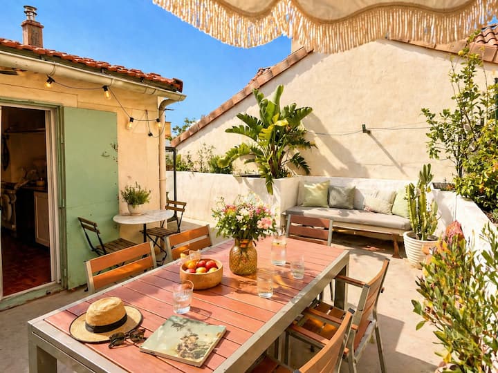Maison Familiale Avec Extérieur à Marseille - Marseille
