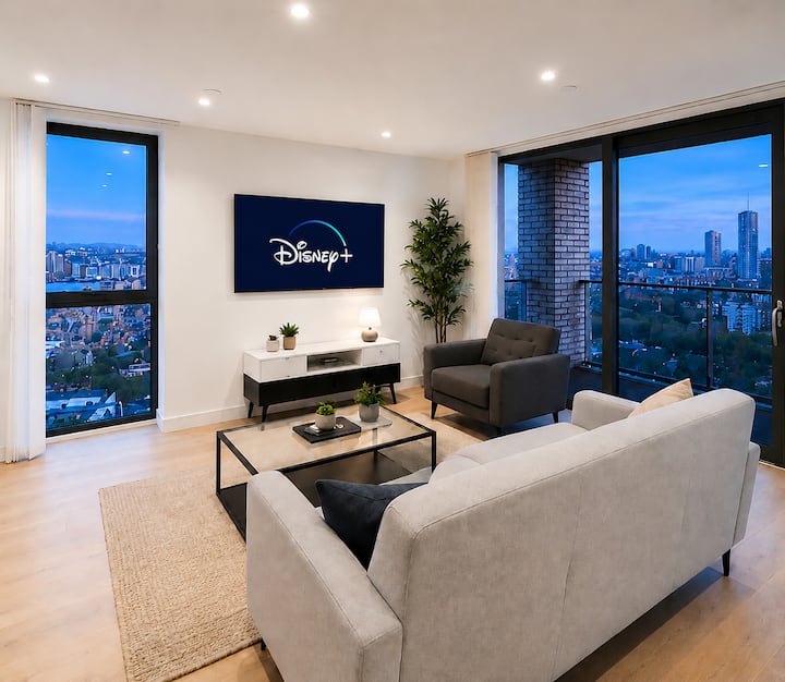 Breathtaking 22nd Floor Views |&nbsp;Canary Wharf - Greenwich
