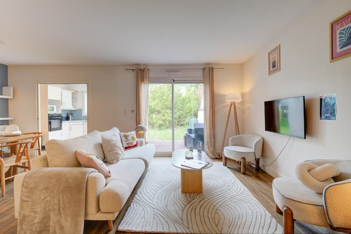 Petit Louis- Maison De Charme Avec Jardin, Garage - Tours
