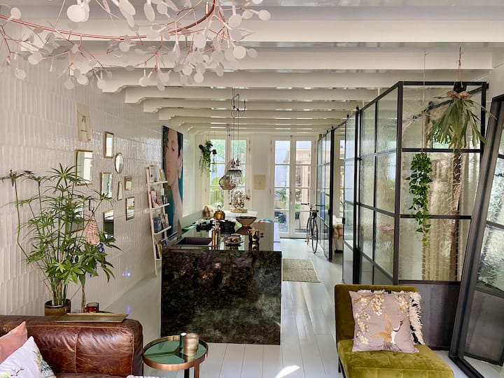 Jordaan Appartement Rez De Chaussée Avec Jardin - Ámsterdam