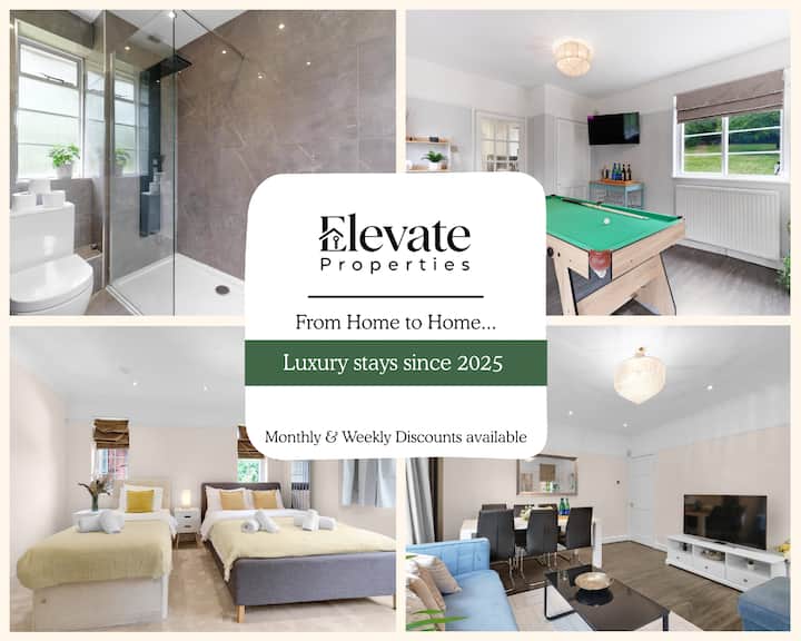 5br House Sleeps 12 | Free Parking | Contractors - High Wycombe